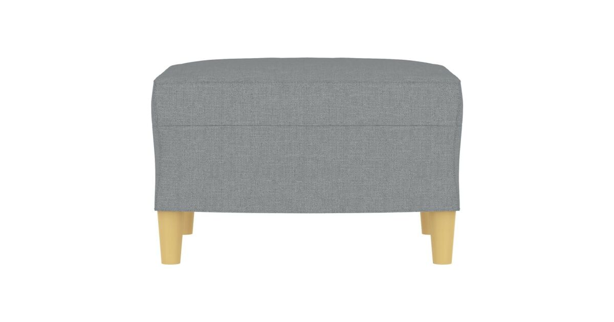 vidaXL Taburet, gri deschis, 60x50x41 cm, material textil | Pepita.com