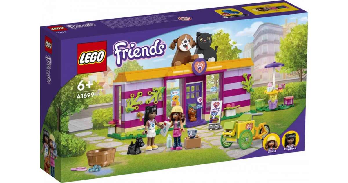 Lego Friends 41699 Kisállat örökbefogadó kávézó | Pepita.hu
