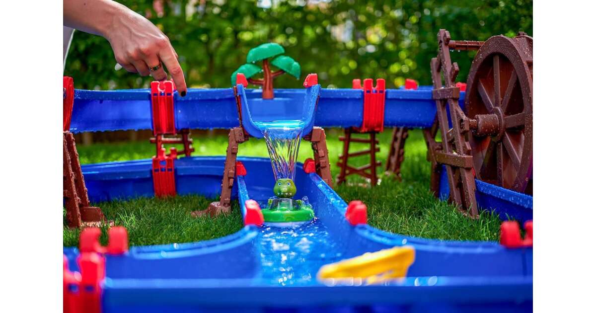AquaPlay Mega Vízikerék Vízipálya - 126x104x50cm | Pepita.hu
