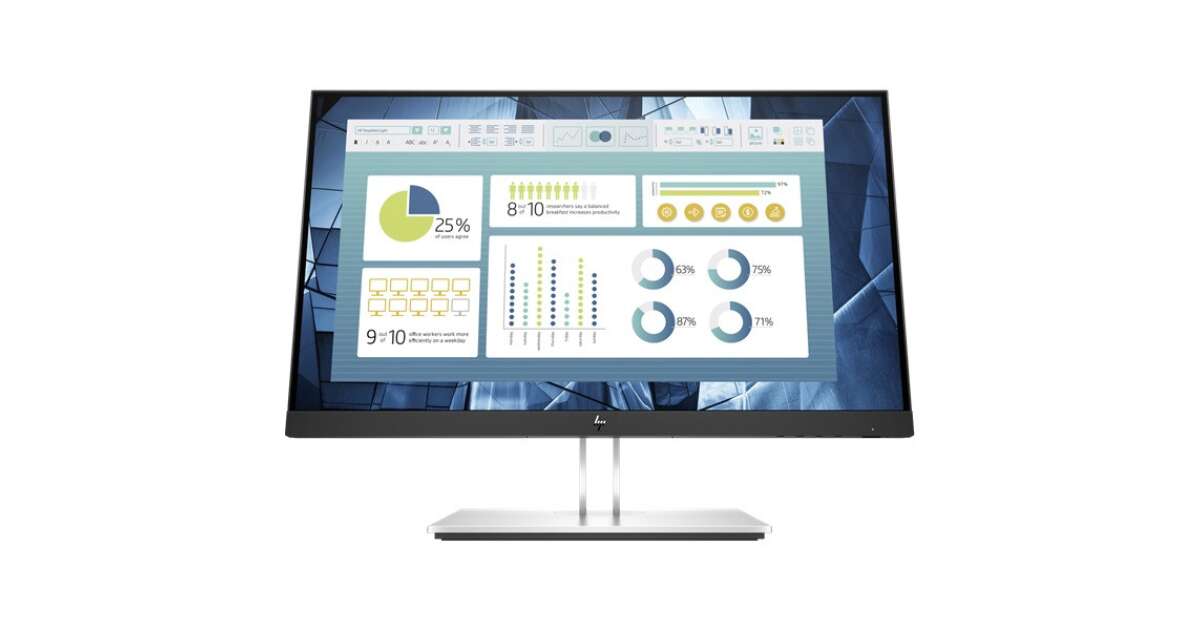 HP EliteDisplay E22 G4, 9VH72AA Monitor, 22 FHD AG IPS 1920x1080, 16:9 ...