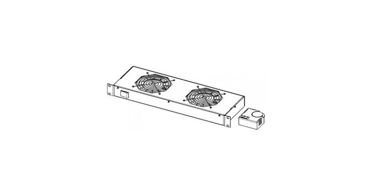 Legrand EC2VW 2 ventilátoros tetőventilátor és termosztát készlet ...