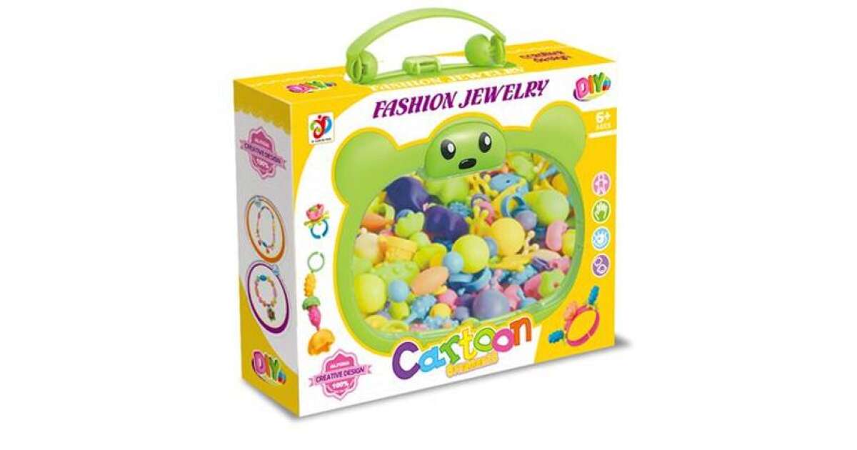 Gyöngyfűző Szett - 80 db - Kislányoknak | Pepita.hu