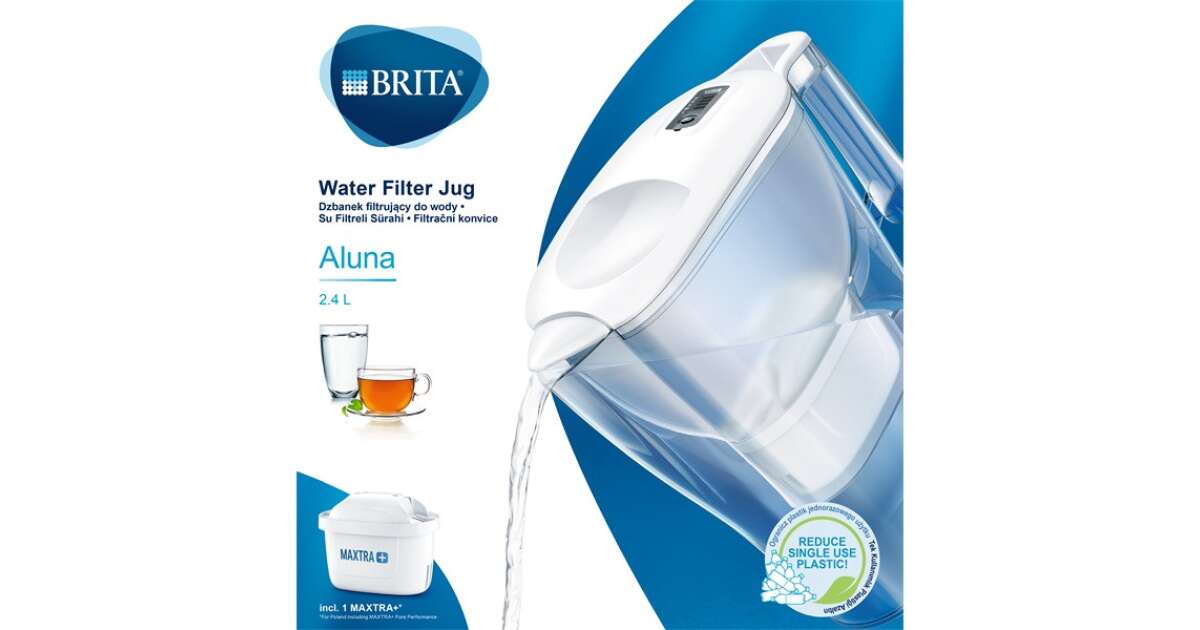 Brita BRH1039267 Aluna Cool 2,4l fehér vízszűrő kancsó | Pepita.hu