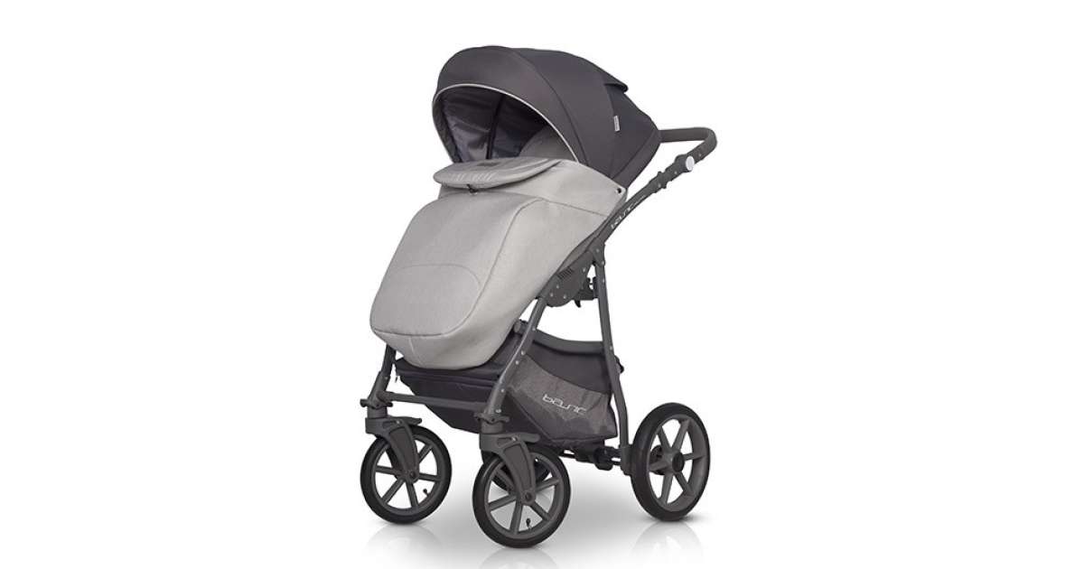 Riko Basic Pastel 3in1 multifunkciós Babakocsi #szürke | Pepita.hu
