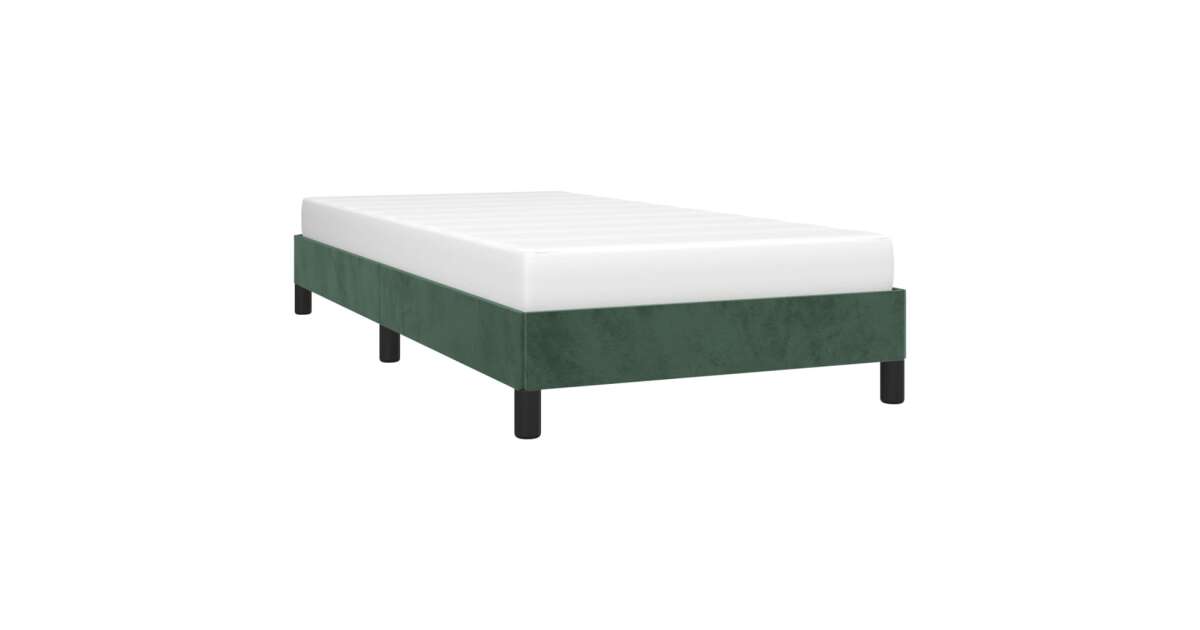 Sötétzöld bársony ágykeret 80x200 cm | Pepita.hu Sötétzöld bársony ágykeret 80x200 cm | Pepita.hu