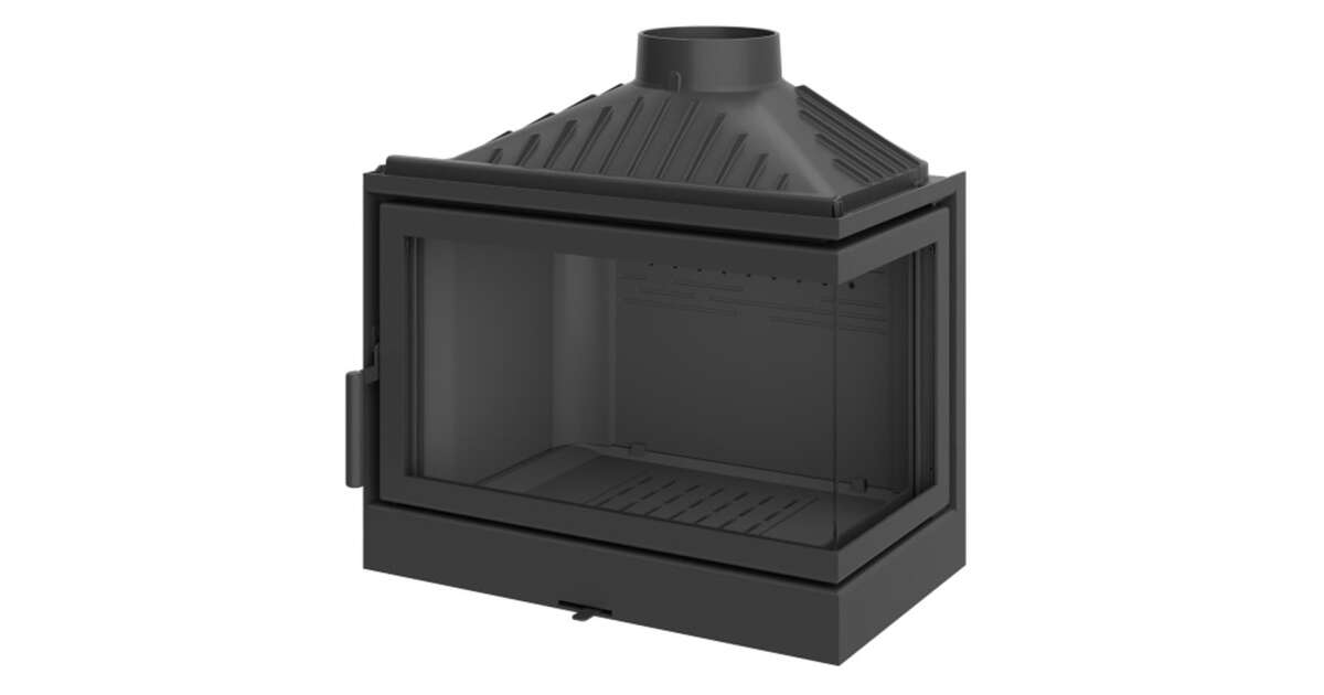 Focar din fonta pentru semineu pe lemne, KFD ECO MAX 7 R Basic, 2 ...