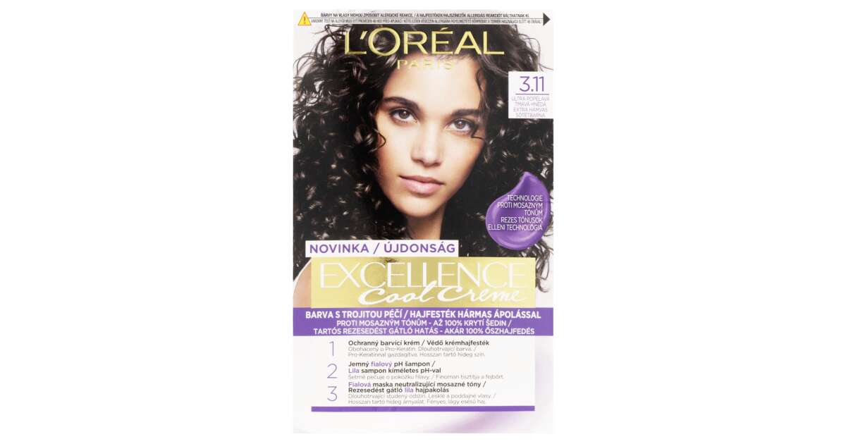 L'Oréal Paris Excellence Cool Creme Krémhajfesték - Többféle színben ...