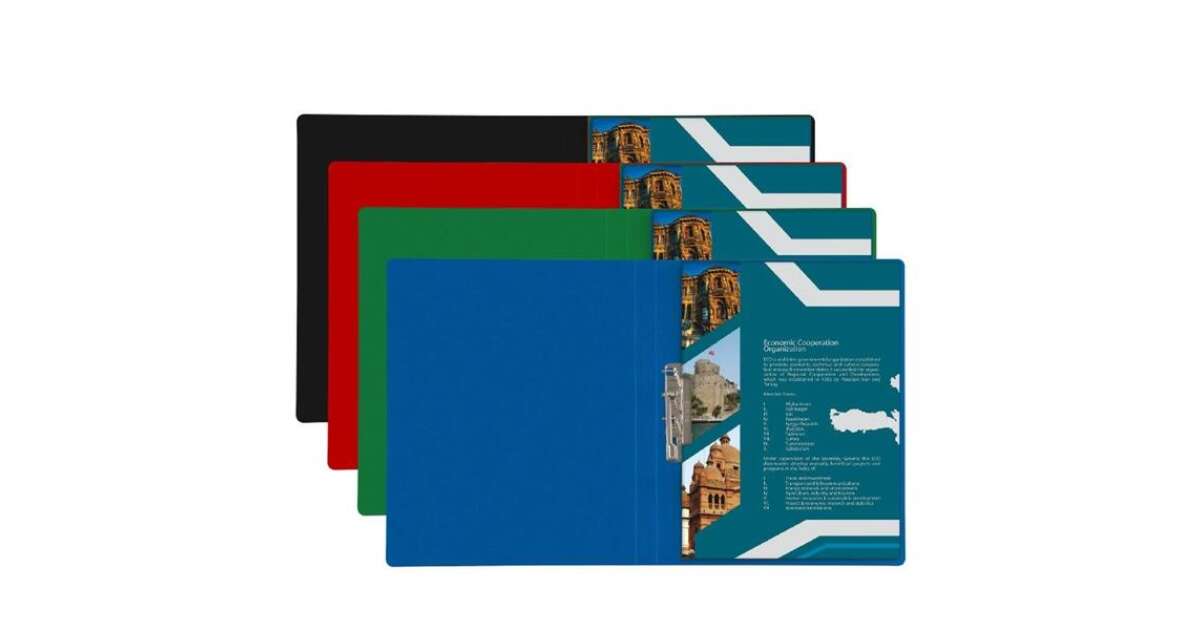 Plastweld A4 PVC kék villámzáras mappa | Pepita.hu