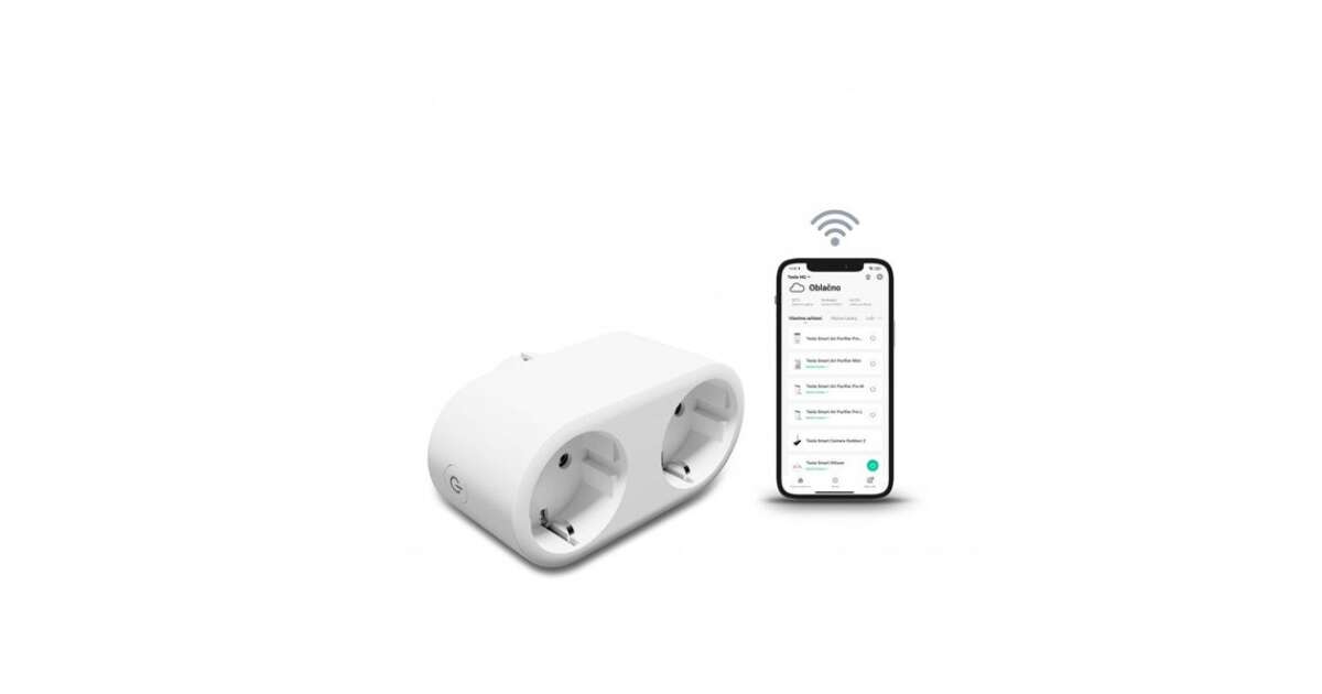 Tesla TSL-SPL-2 smart double socket | Pepita.com