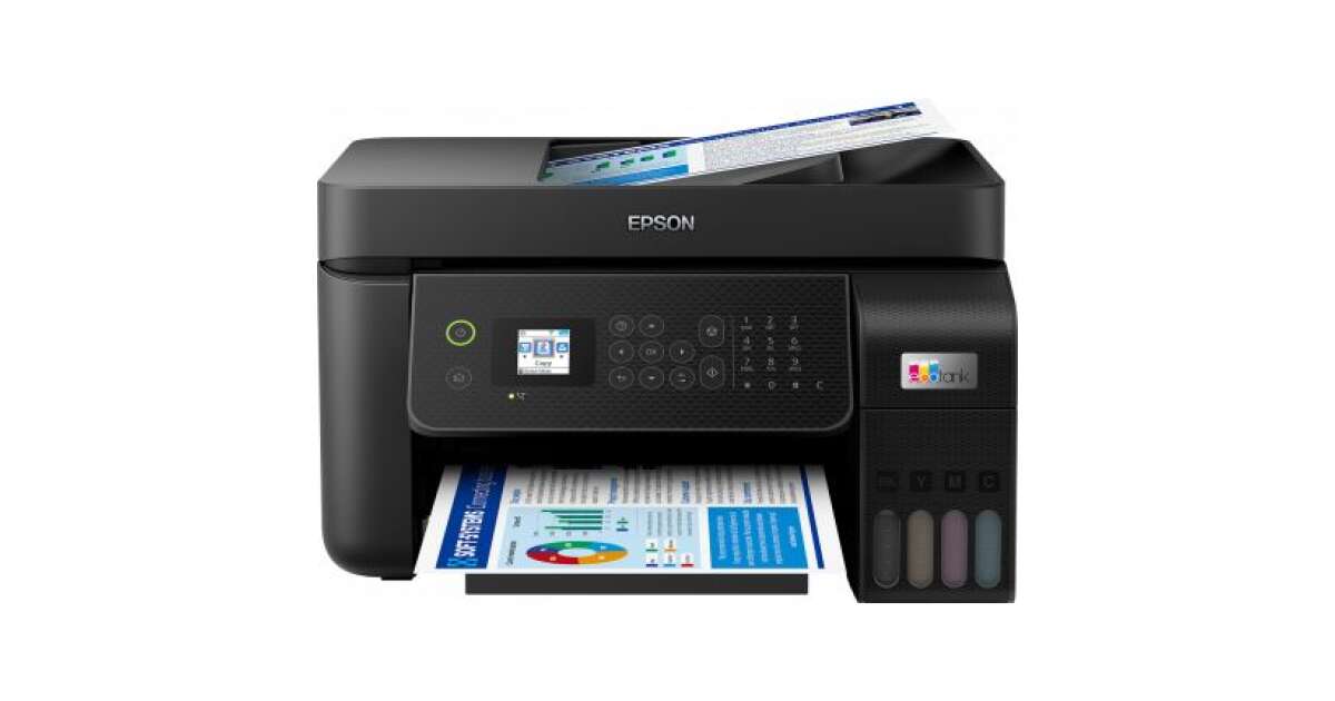 Epson EcoTank L5290 colour inkjet black multifunction printer | Pepita.com