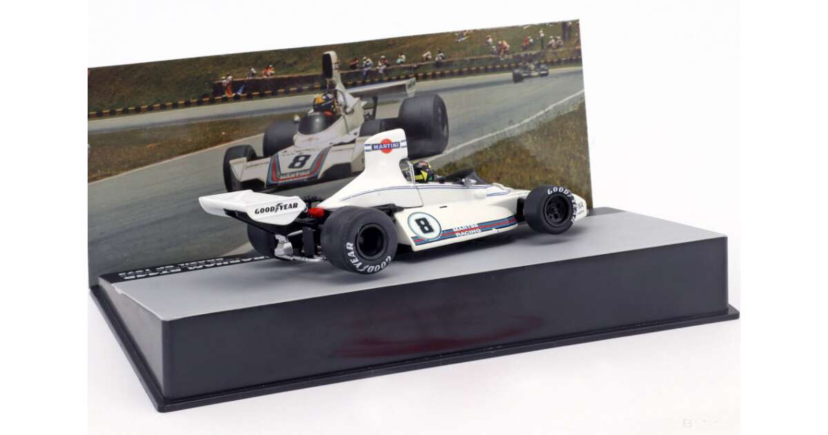 Carlos Pace Brabham BT44B #8 Winner Brazil GP 1975 Modell Autó | Pepita.hu