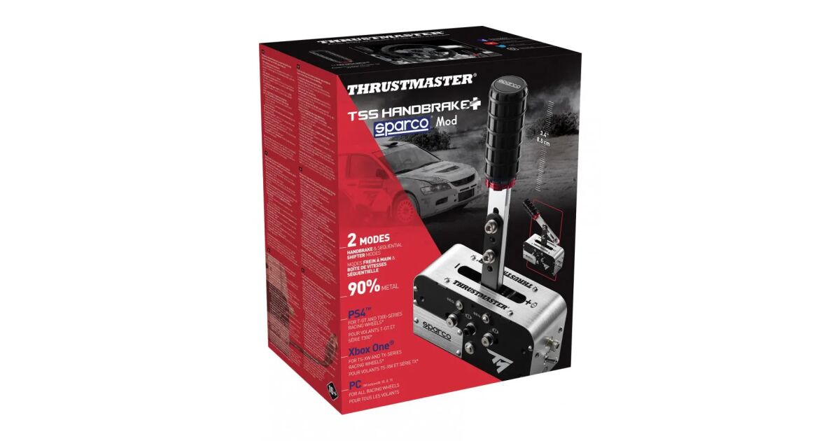 Thrustmaster TSSH SEQUENTIAL SHIFTER & HANDBRAKE SPARCO FOR CONSOLE ...