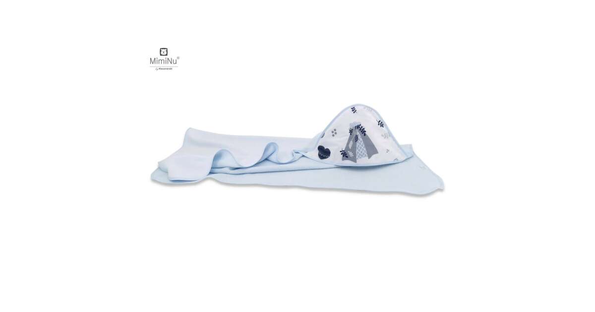 MimiNu - Nagy kapucnis törölköző, 100x100 cm-es méret, Pamut és thermo ...