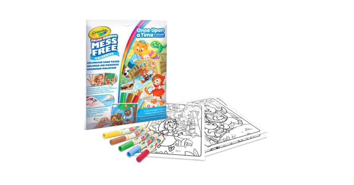 Crayola: Creion de colorat fără pete Color Wonder Fairyland | Pepita.com