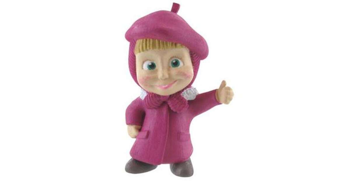 Masha and the Bear mini figura, Masha Painter, 6 cm | Pepita.hu