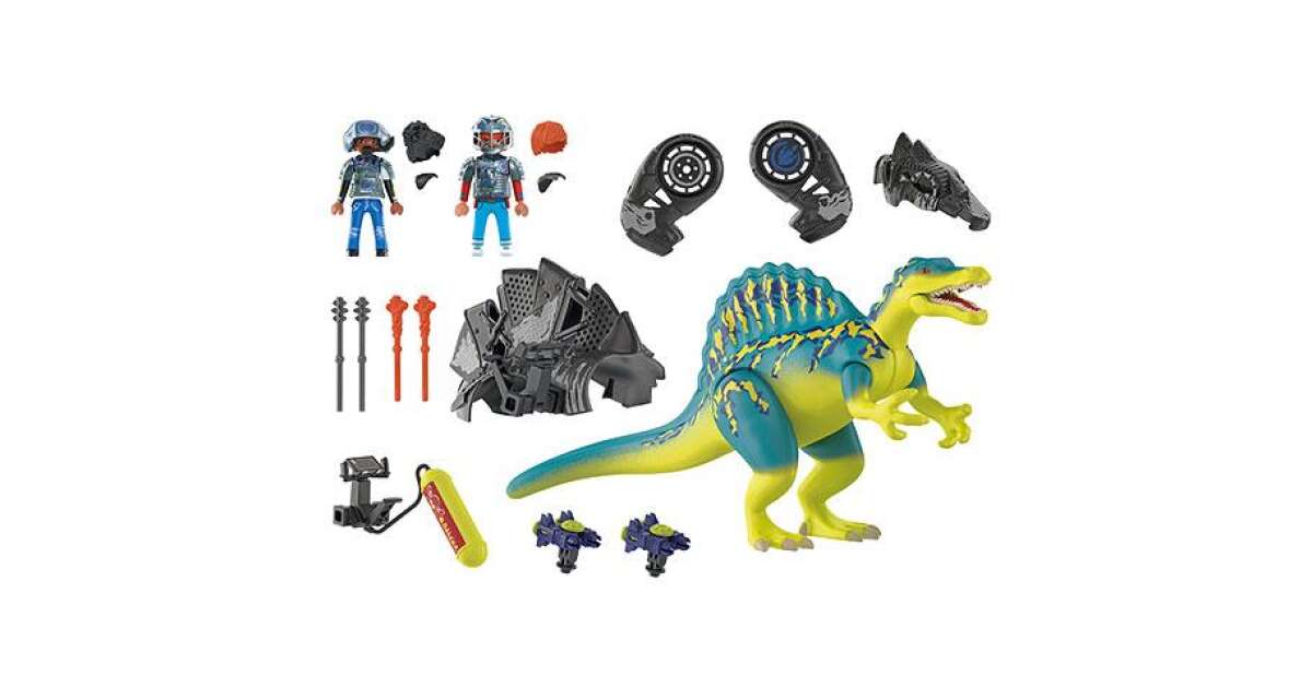Playmobil: Dino Rise - Spinosaurus: Kettős védekezőerő (70625) | Pepita.hu