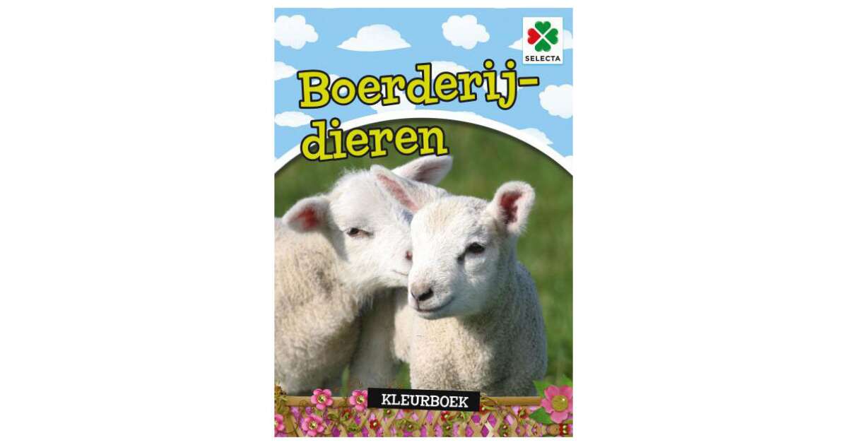 Selecta - Farmos Állatok Színezőkönyv - Holland - 48 Oldal | Pepita.hu