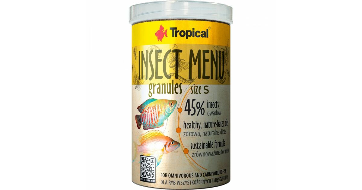 Tropical Insect Menu Haleleség Granulátum S - 250ml | Pepita.hu