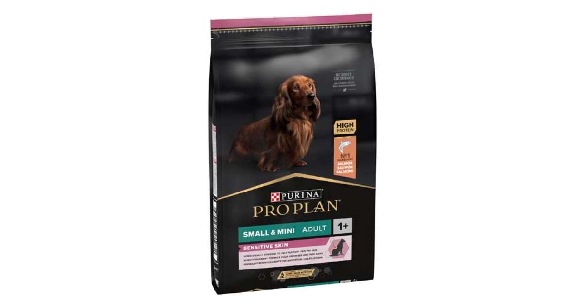 PRO PLAN SMALL & MINI ADULT SENSITIVE SKIN lazac 7kg- eledel érzékeny ...