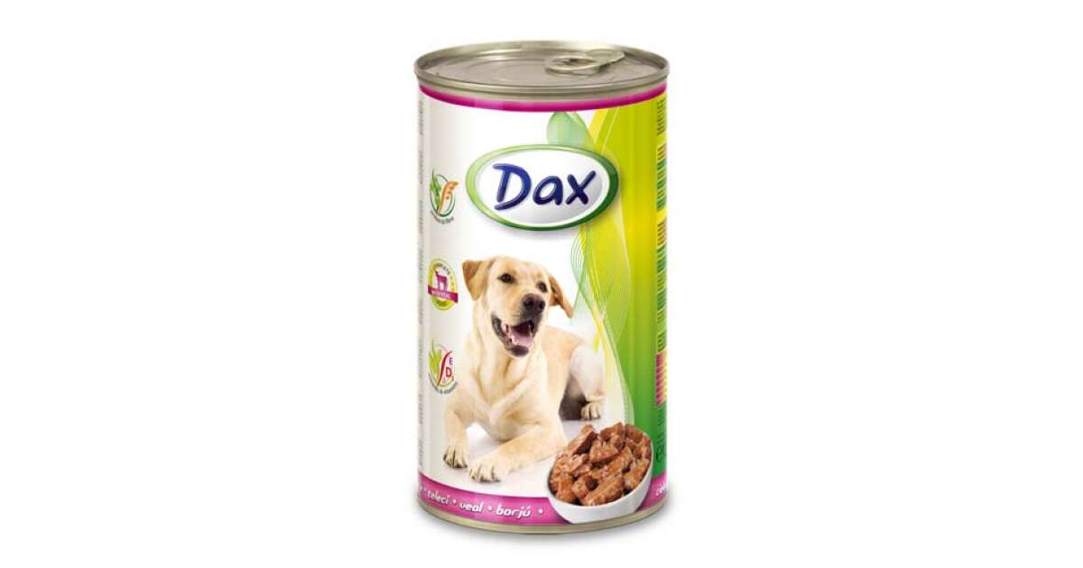 Dax Borjúhúsos Kutya Konzerv - 1240g | Pepita.hu