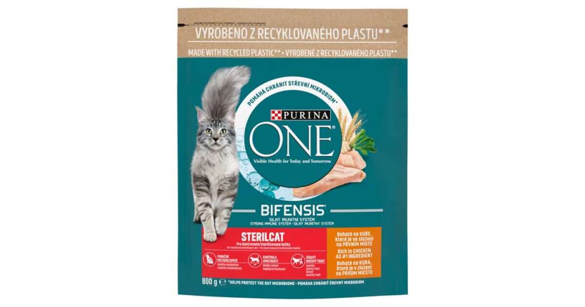 PURINA ONE 800g Sterilcat csirkével | Pepita.hu