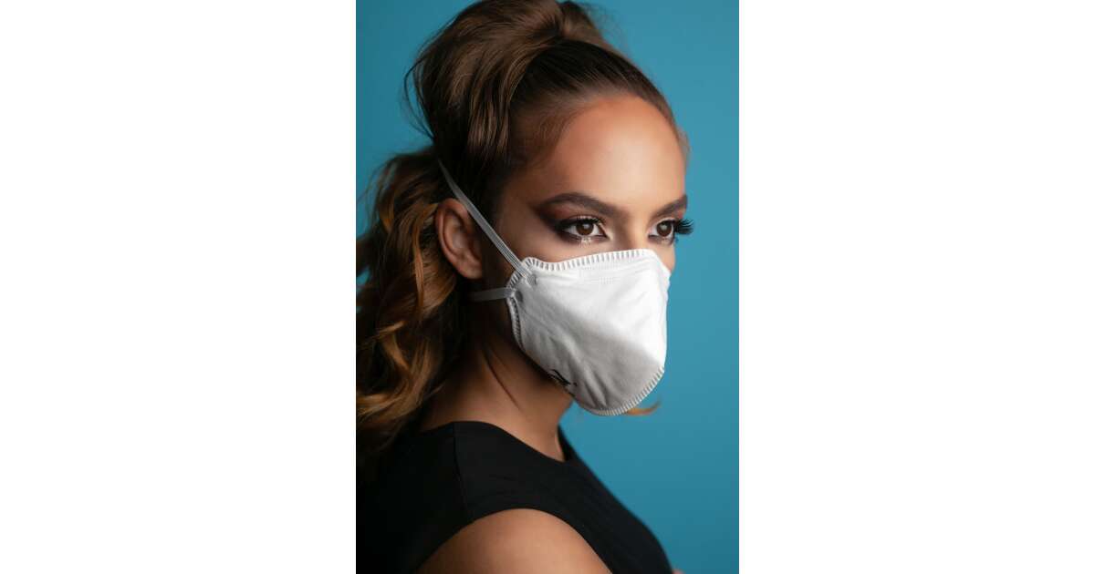 ZH3361 prémium FFP3 CE 2797 szelep nélküli fejpántos maszk - 5 db ...