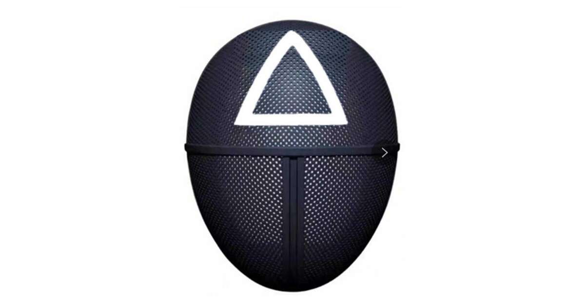 IdeallStore® Kids Costume, Squid Game, Triangle model, 10-12 years, red ...