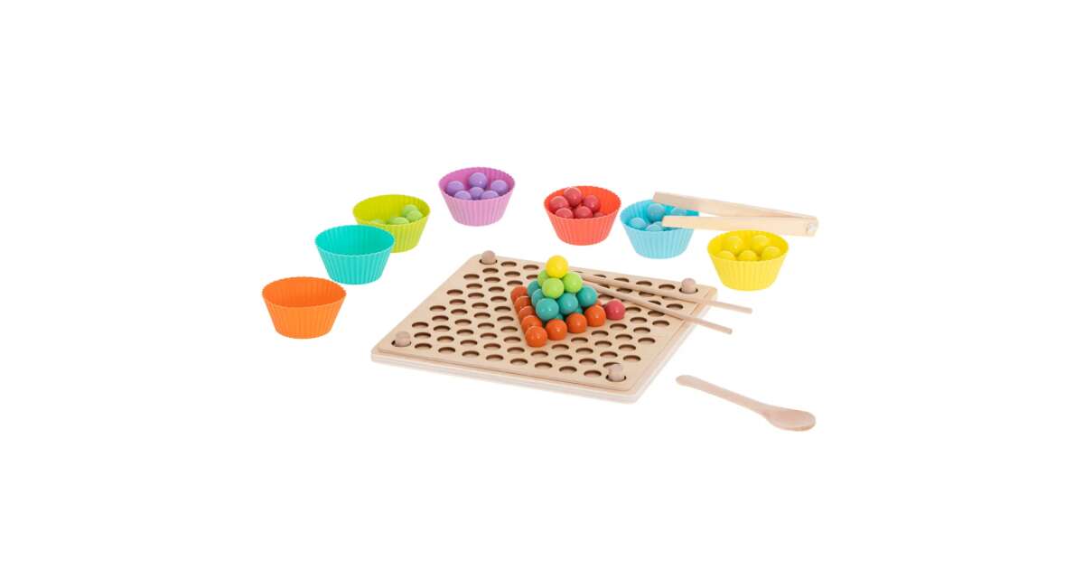 Ikonka Oktatási Montessori mozaik Puzzle 77db-os | Pepita.hu