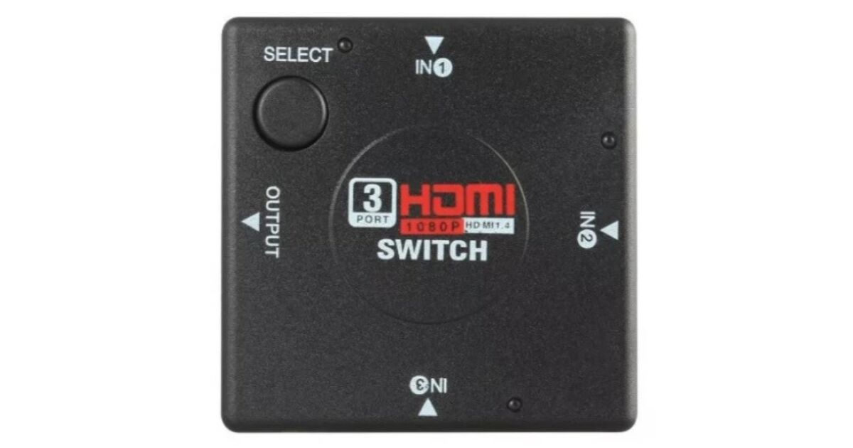 HDMI közösítő switch 4K 3 bemenet 1 kimenet | Pepita.hu