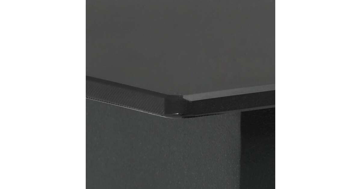 vidaxl Kerti étkezőgarnitúra, 3 részes, fekete pvc rattan | Pepita.hu