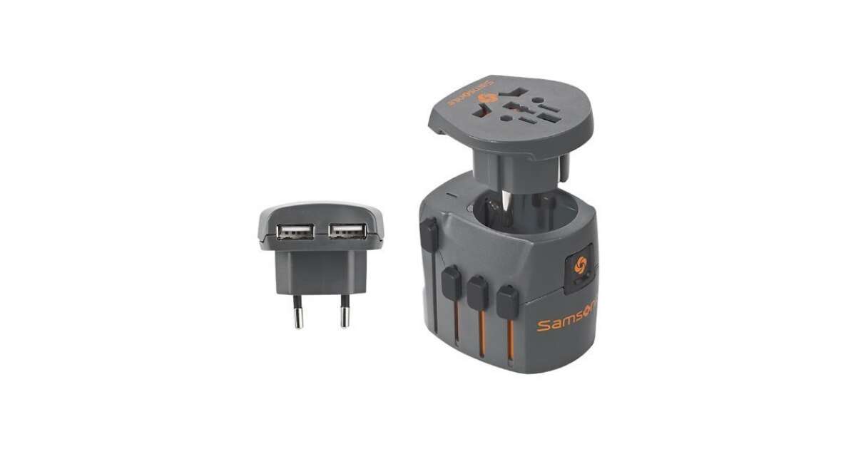 Samsonite adaptér u23*18723, world univerzálny cestovný adaptér a usb ...