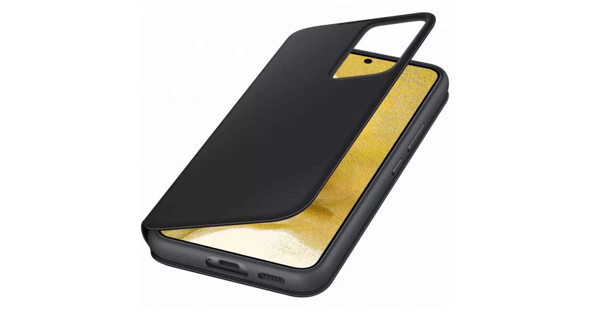 Samsung Galaxy S22 Smart Clear View tok fekete (EF-ZS901CBEGEE) EF ...
