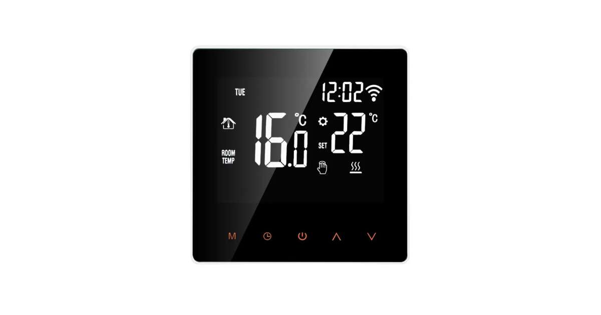 RSH® TM020- Okos WiFi-s termosztát. Alkalmas gázkazán, vagy elektromos ...