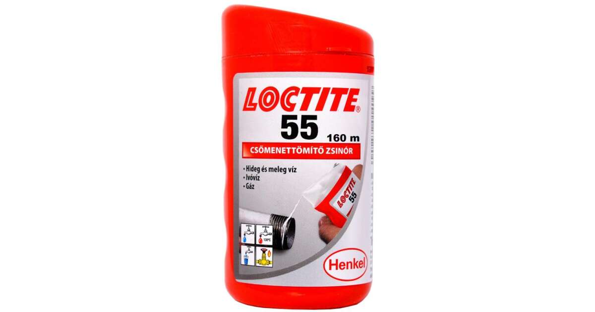 LOCTITE MENETTÖMÍTŐ 160 M - víz-gáz szerelvényekhez csőmenet tömítő ...