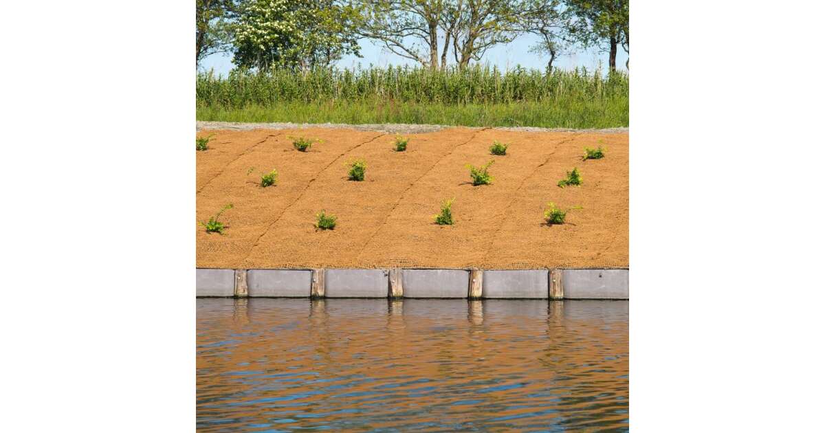 COVER 1 X 50 M - 500 G/M2 - Natural material for erosion protection ...