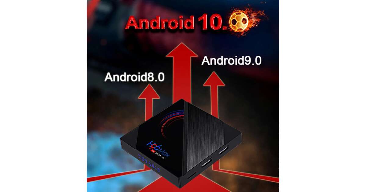 H96 Max TV okosító 4K Android HD TV BOX | Pepita.hu