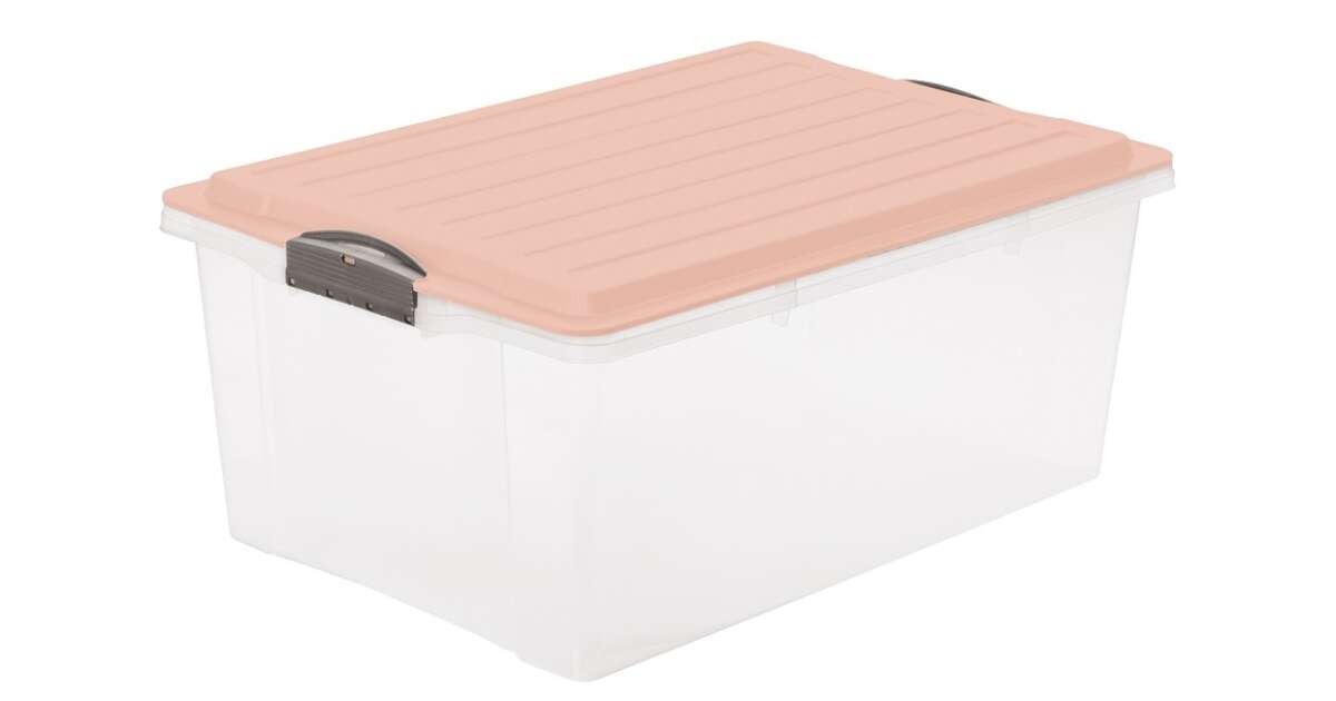 My APP BOX Tárolódoboz - Műanyag - 38L - Rózsaszín | Pepita.hu