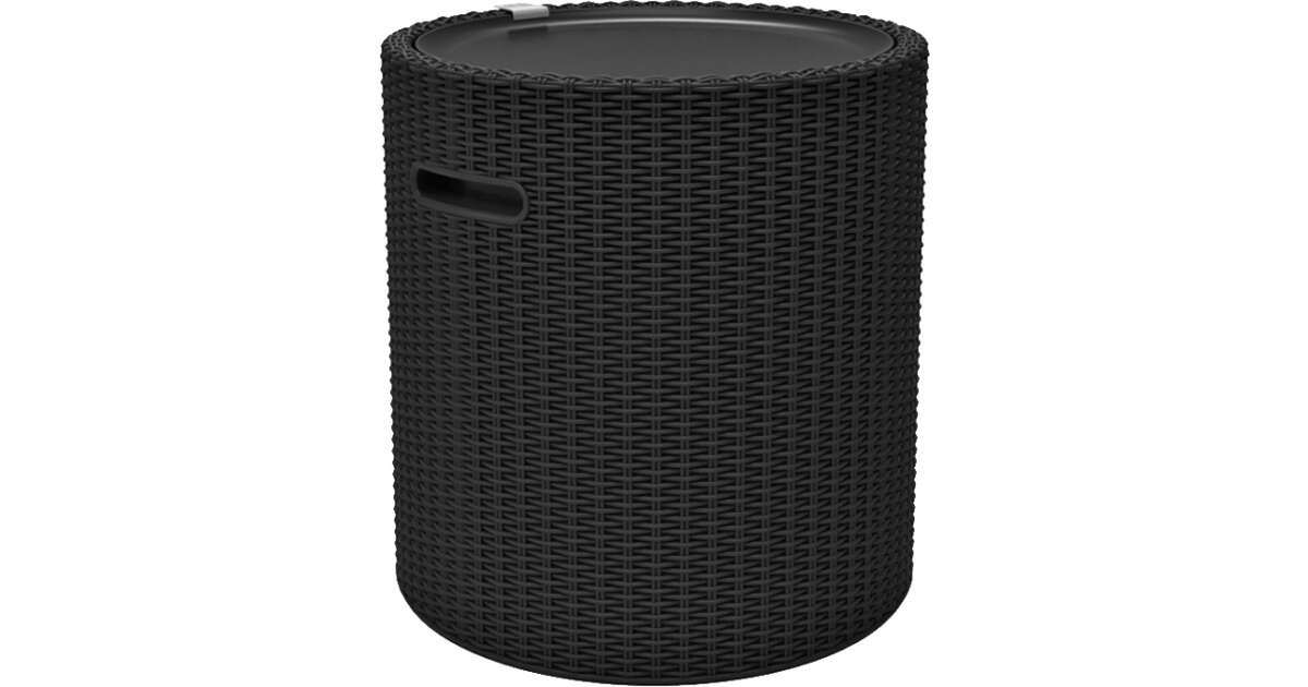 KETER COOL STOOL egy dohányzóasztal tároló funkcióval - grafit ...