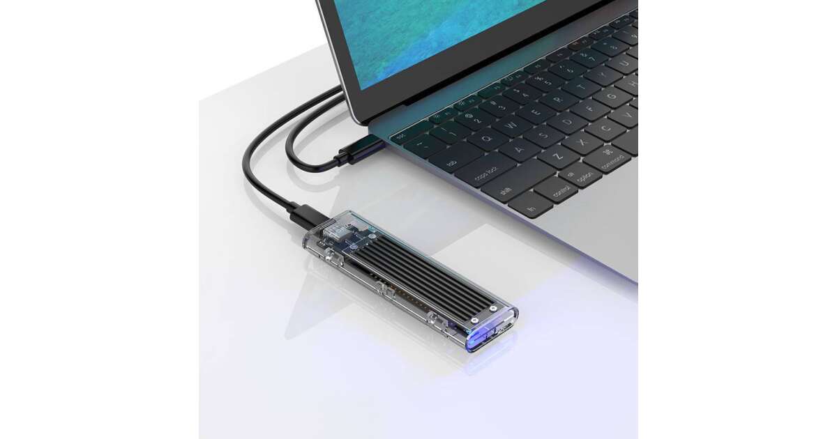 Orico M.2 SDD ház, NVME, USB-C 3.1 Gen.2, 10 Gbps (fekete) | Pepita.hu
