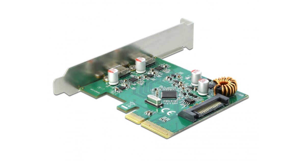 Delock PCI Express x4 Karte - 2 x externe SuperSpeed USB 10 Gbit/s (USB ...