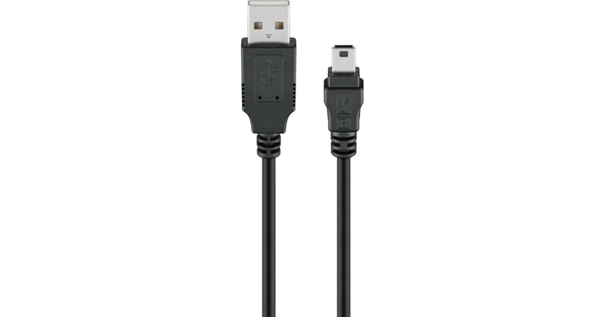Goobay | USB 2.0 Hi-Speed-Kabel | 50768 | USB-A auf Mini-USB 2.0 ...