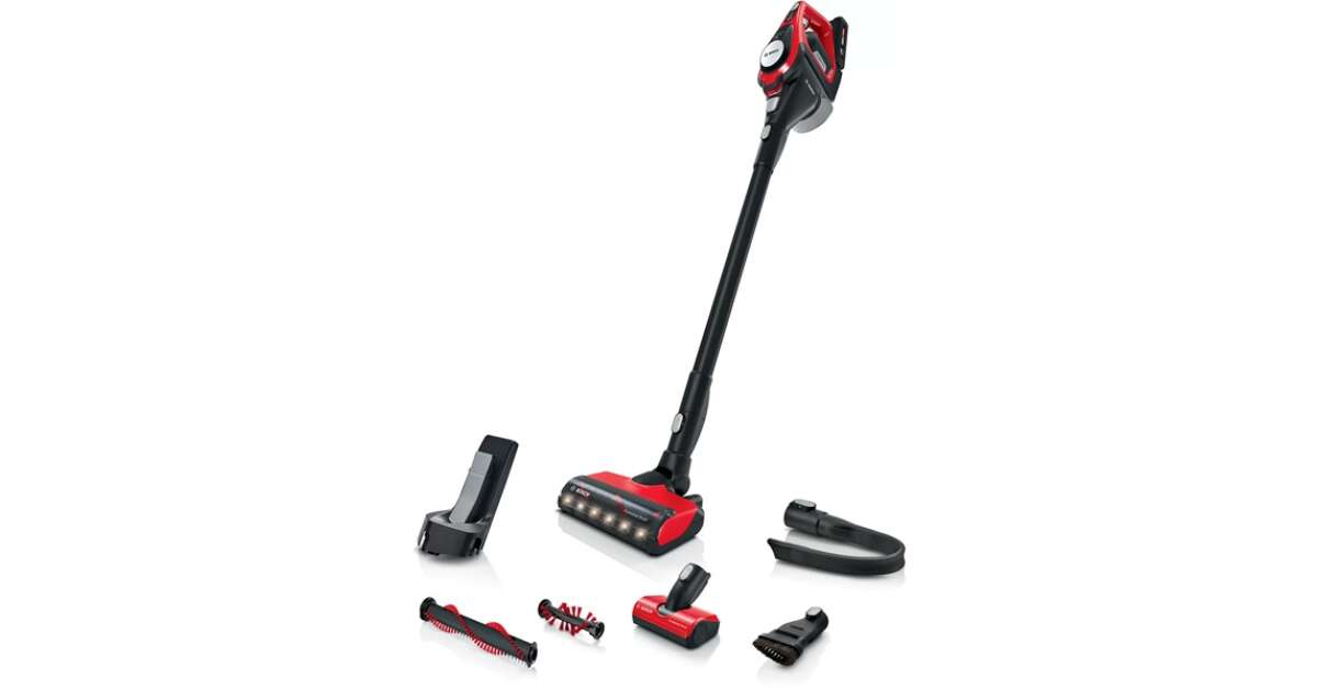 Bosch BBS8214PET Unlimited Gen2 ProAnimal vörös vezeték nélküli álló ...