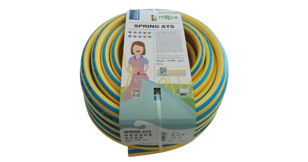 Locsoló tömlő SPRING ATS 3/4 50m, csavarodásmentes | Pepita.hu
