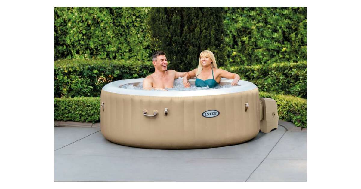 Intex PureSpa 6 személyes 216x71cm Felfújható Jakuzzi szett (28428) # ...
