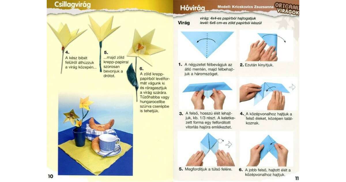 Origami virágok | Pepita.hu