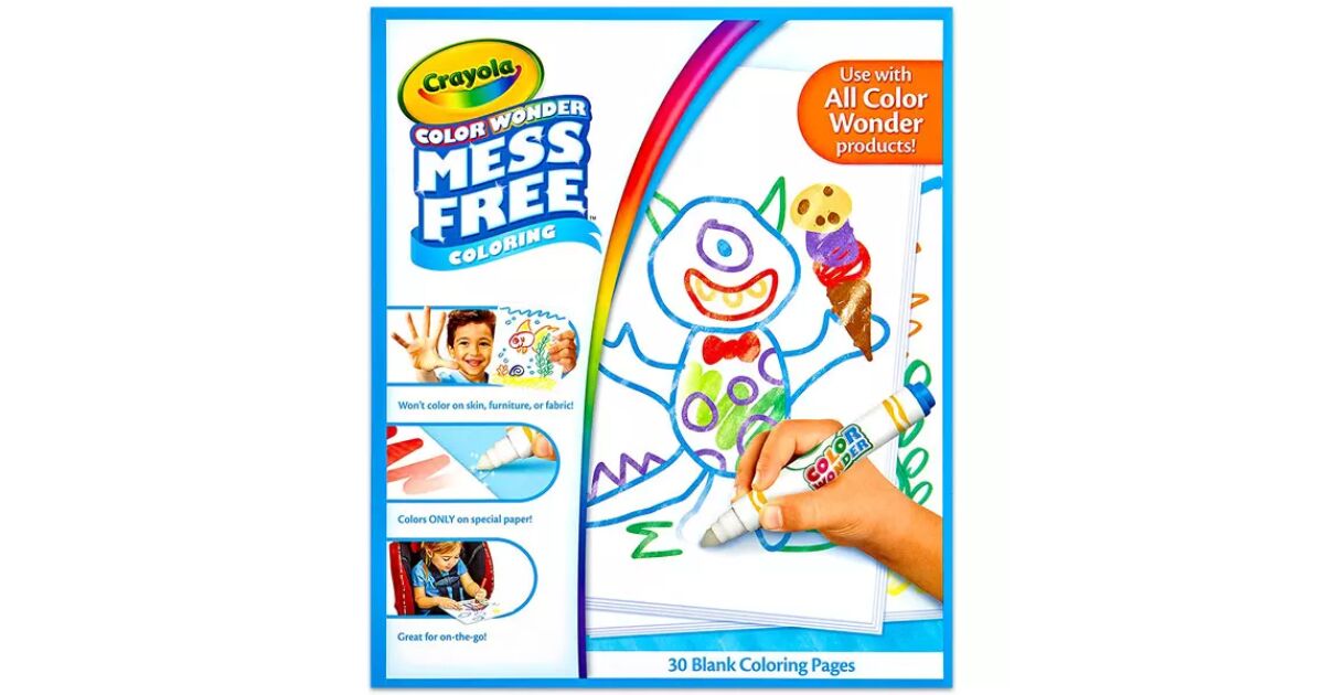 Crayola Color Wonder: dodatne stranice za bojanje | Pepita.com