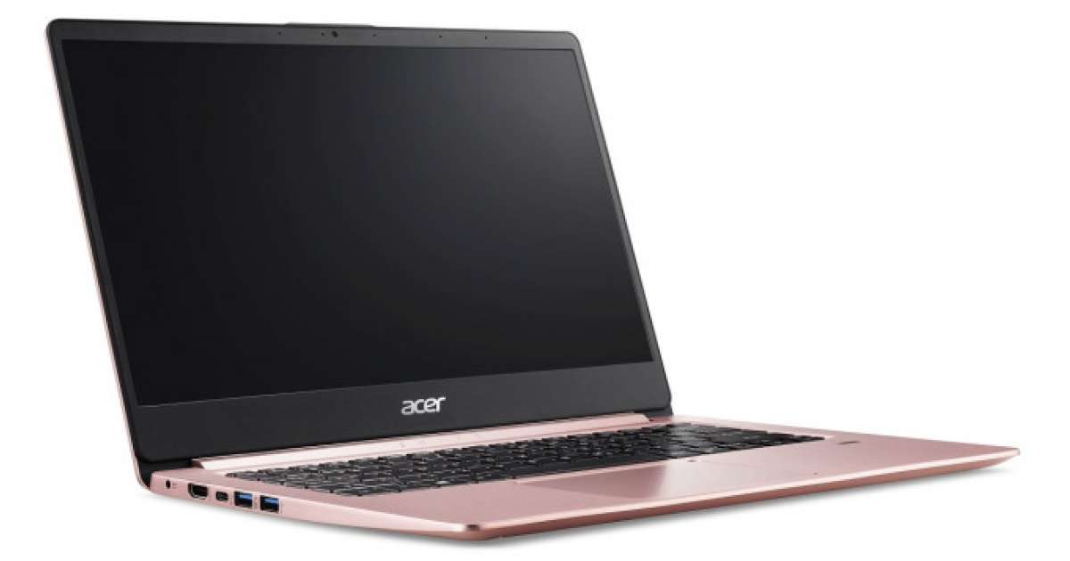 Acer Swift 1 - SF114-32-P8XW pink laptop, 14 IPS, Pentium Quad, 8 GB ...