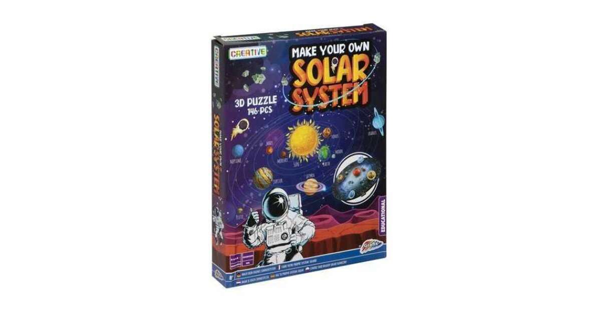 Grafix 3D Puzzle - Solar System, 146 db | Pepita.hu