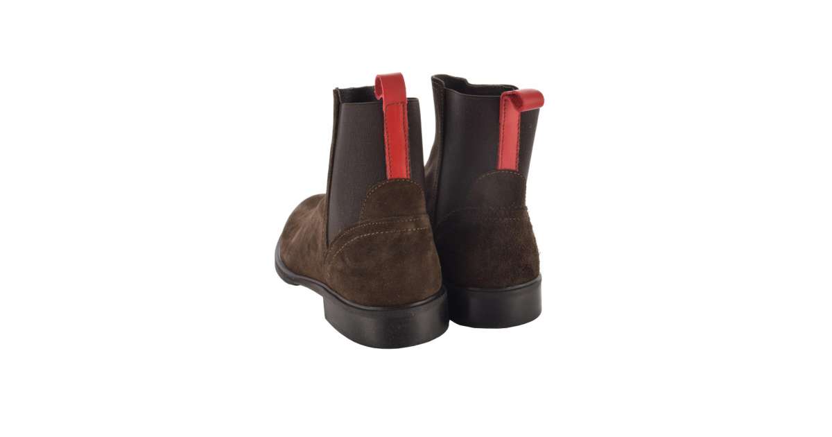 Versace sötétbarna, bőr, magasított szárú férfi cipő | Pepita.hu