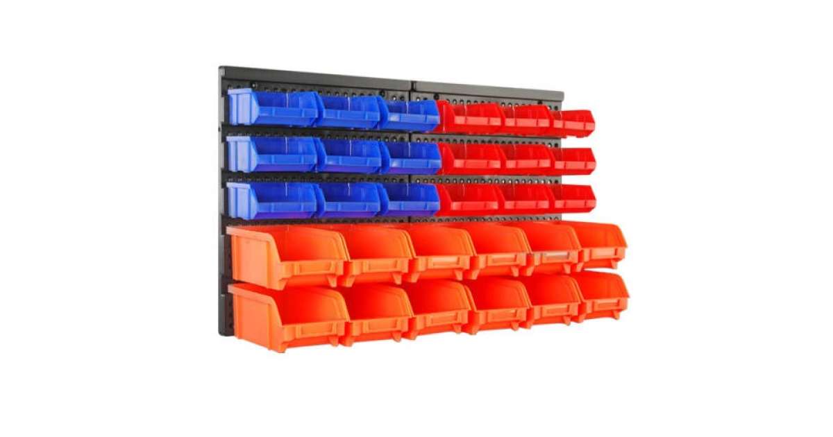 30 db-os, fali csavar és szerszám rendező | Pepita.hu